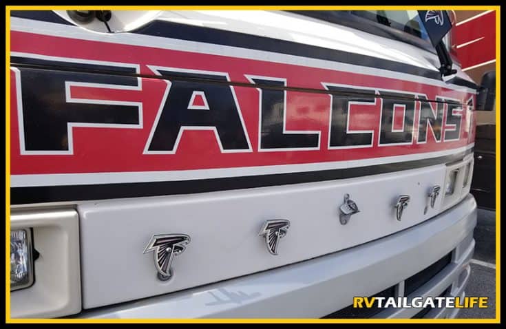 Inside the Atlanta Falcons' Dirty Birds Nest RV Tailgate - RV Tailgate Life