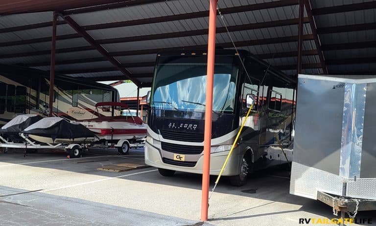 Pros and Cons of RV/Boat Storage Lot - RV Tailgate Life